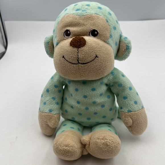 Garanimals | Toys | Garanimals Teal Blue Monkey Plush Polka Dots ...